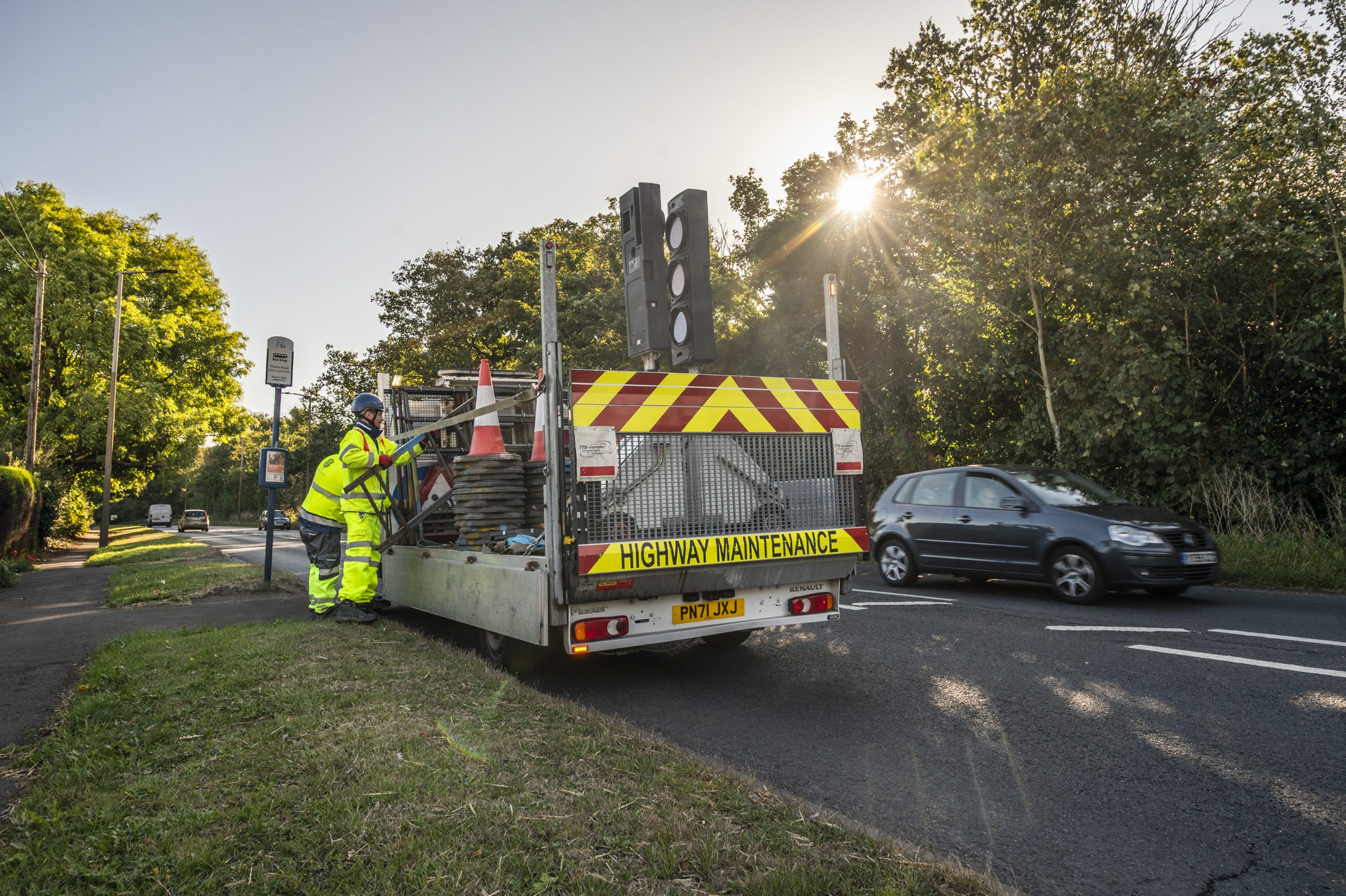 Temporary Traffic Management for Telegraph Pole Installation | Insight ...